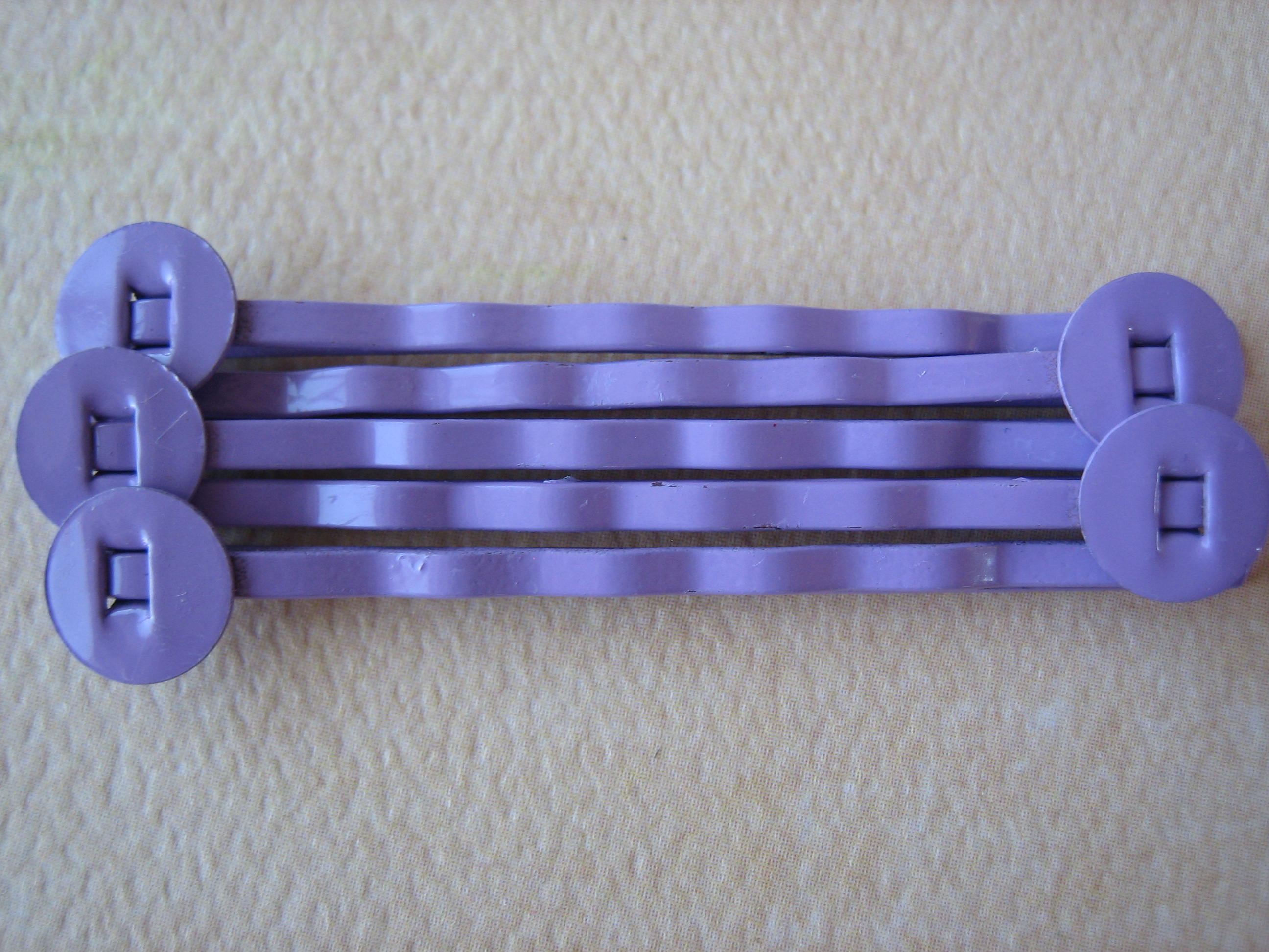 10pcs - Purple - Hair Pins - 8mm Round Pad - Jewelry Findings By ...